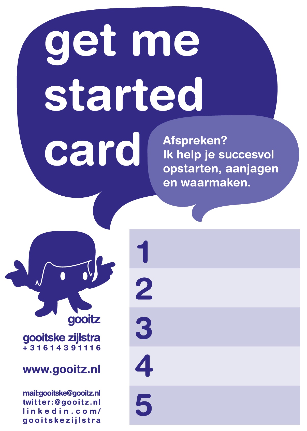 get me started - Gooitz